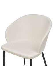 Set med 2 matstolar MASON Ljusbeige | Beliani.se