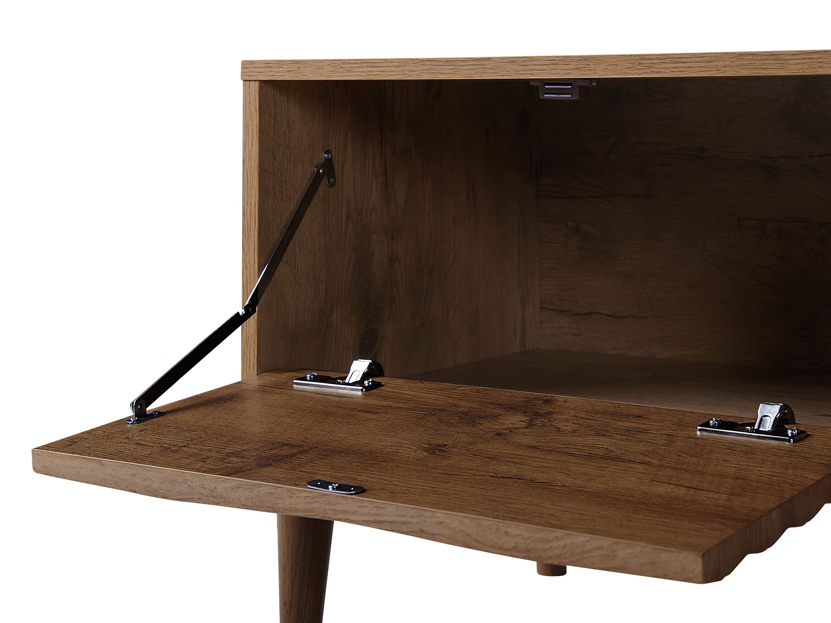 TV Stand KAYAN Dark Brown | Beliani.co.uk