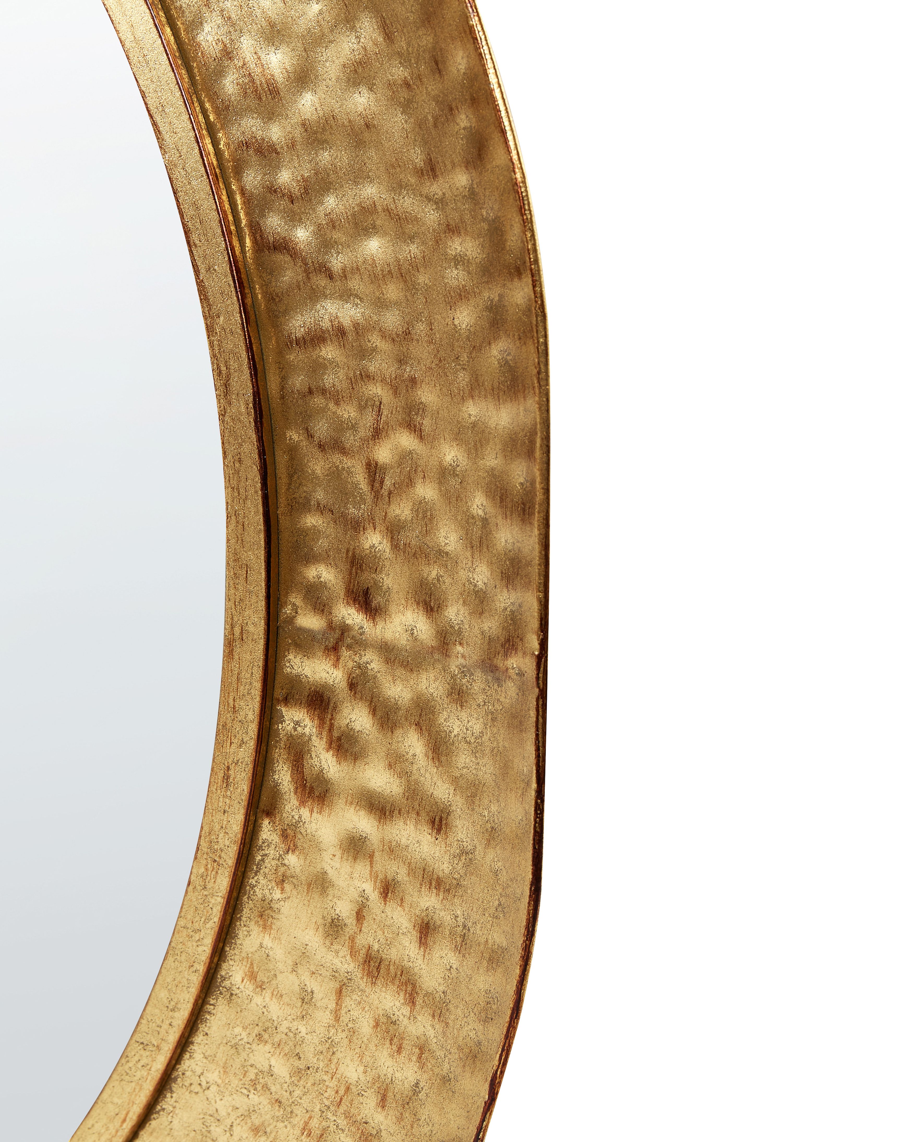 Wall Mirror MERCY 78 cm 78 cm Metal Gold | Beliani.co.uk