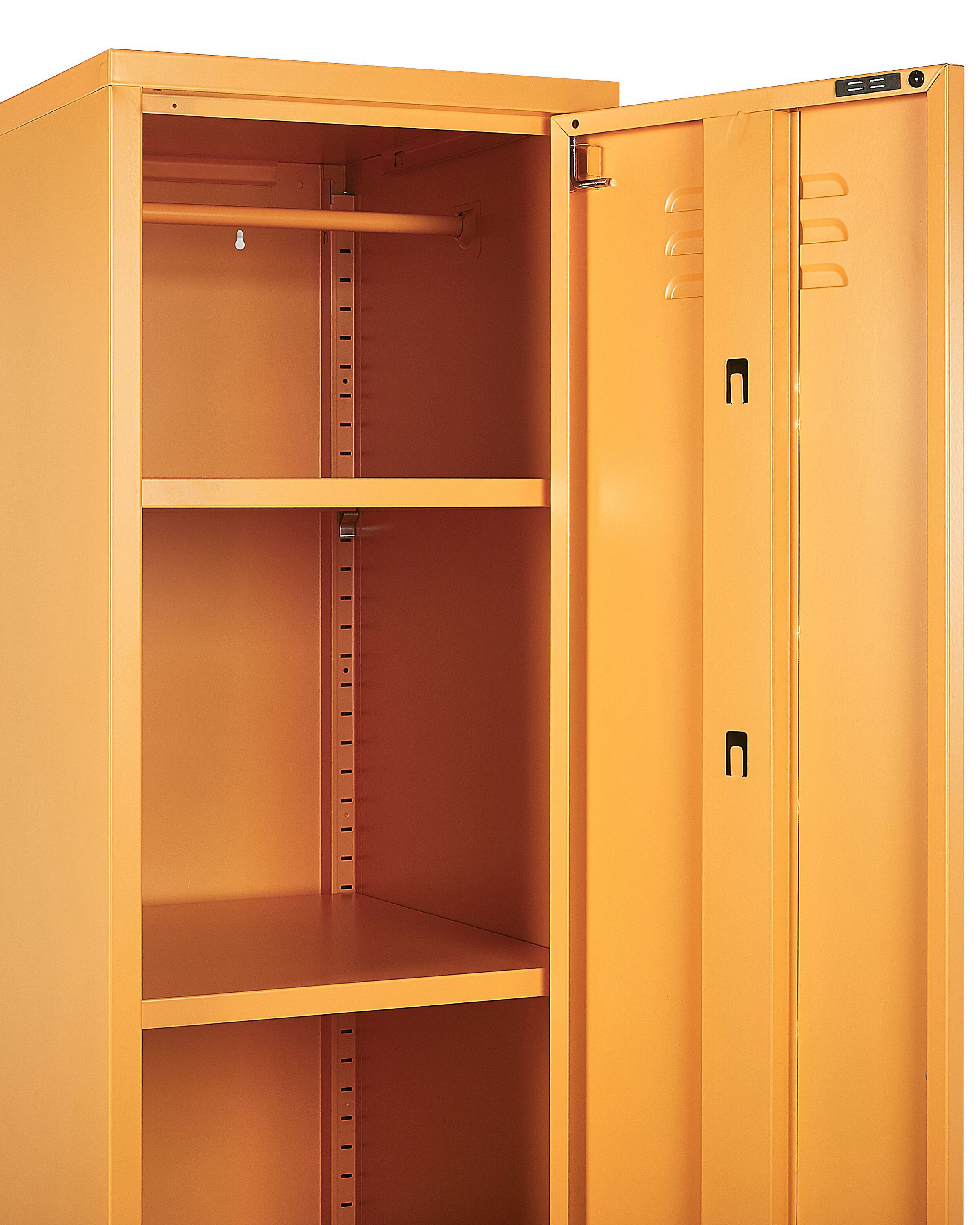 Storage Unit FROME Metal Yellow | Beliani.co.uk