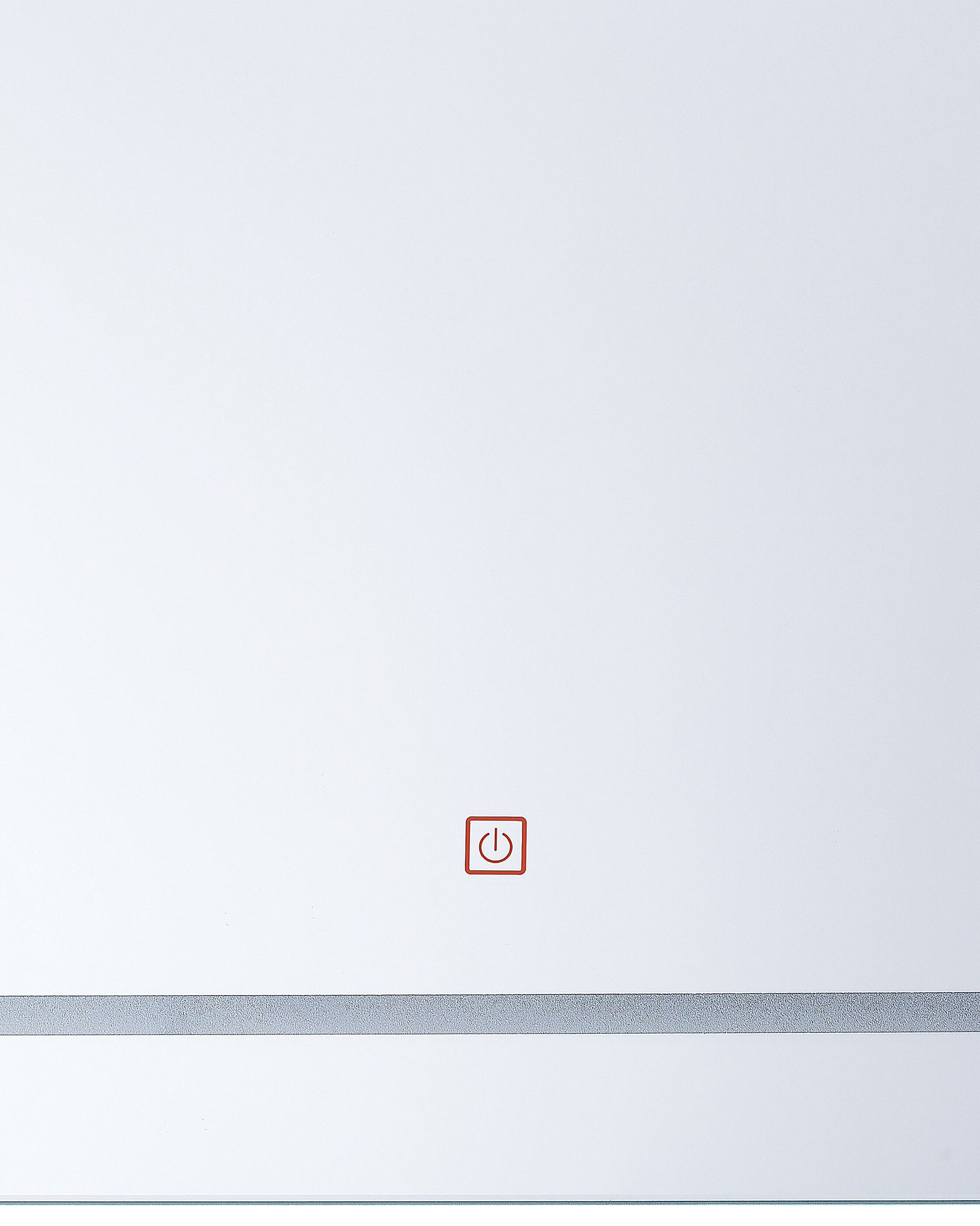 Espelho LED para casa de banho WASSY 80 cm 60 cm Prateado | Beliani.pt