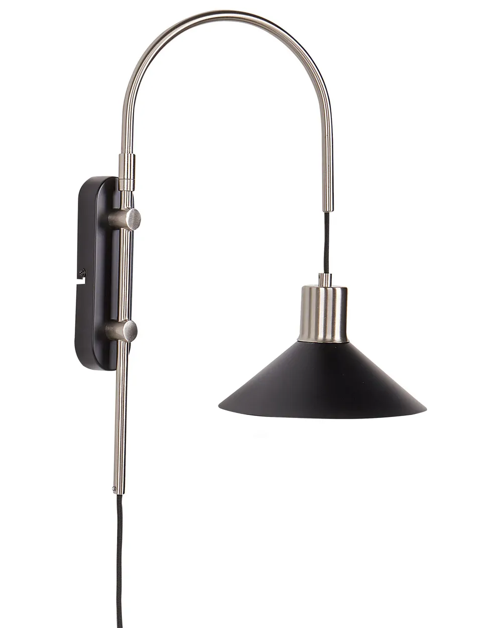 Wall Lamp MARISA Adjustable Metal Black | Beliani.co.uk
