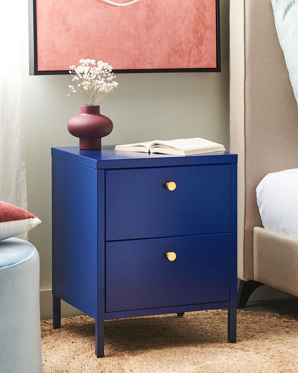 2 Door Sideboard PASCO Light Brown | Beliani.co.uk