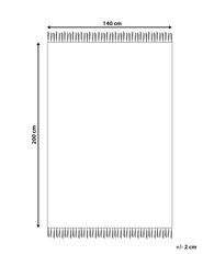 Tappeto per bambini LAZA Marrone 140 x 200 cm Cotone | Beliani.it