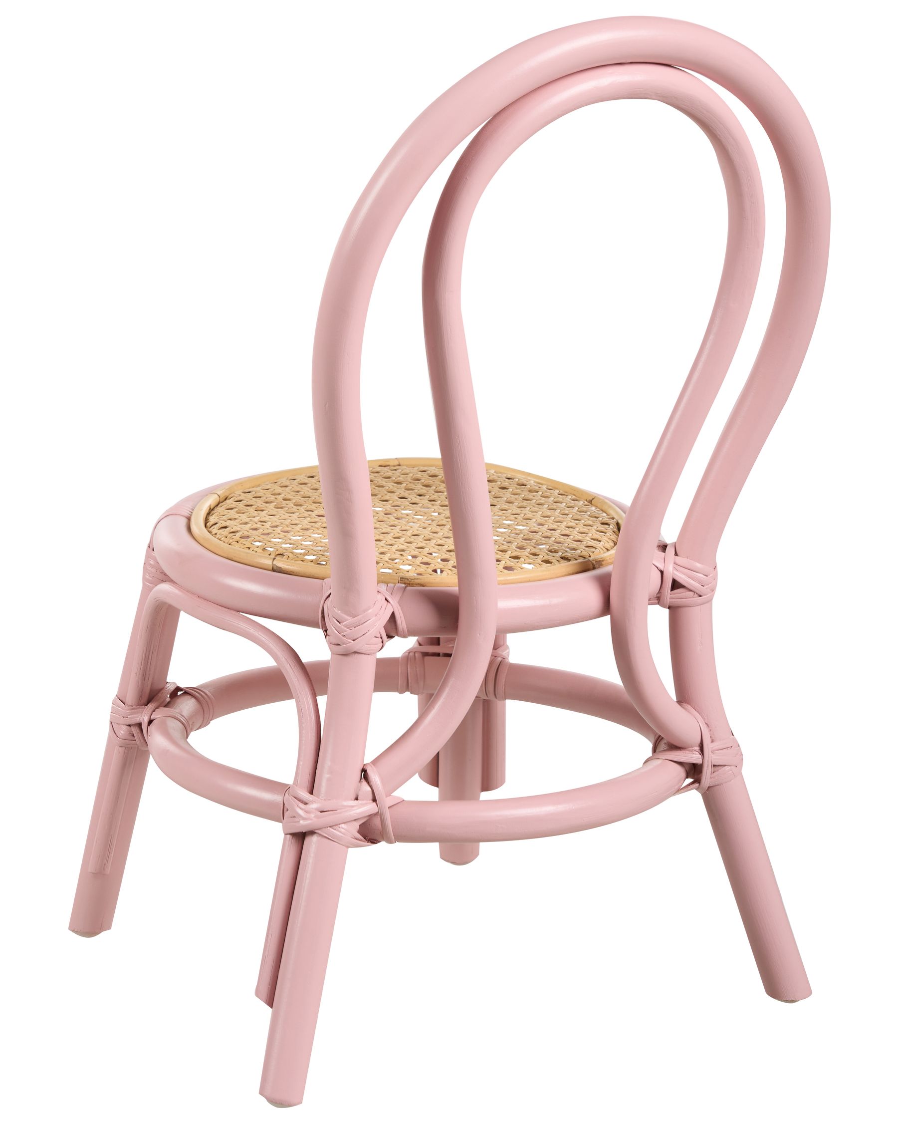 Rattan Kids Chair Pink KALIVIA | Beliani.co.uk