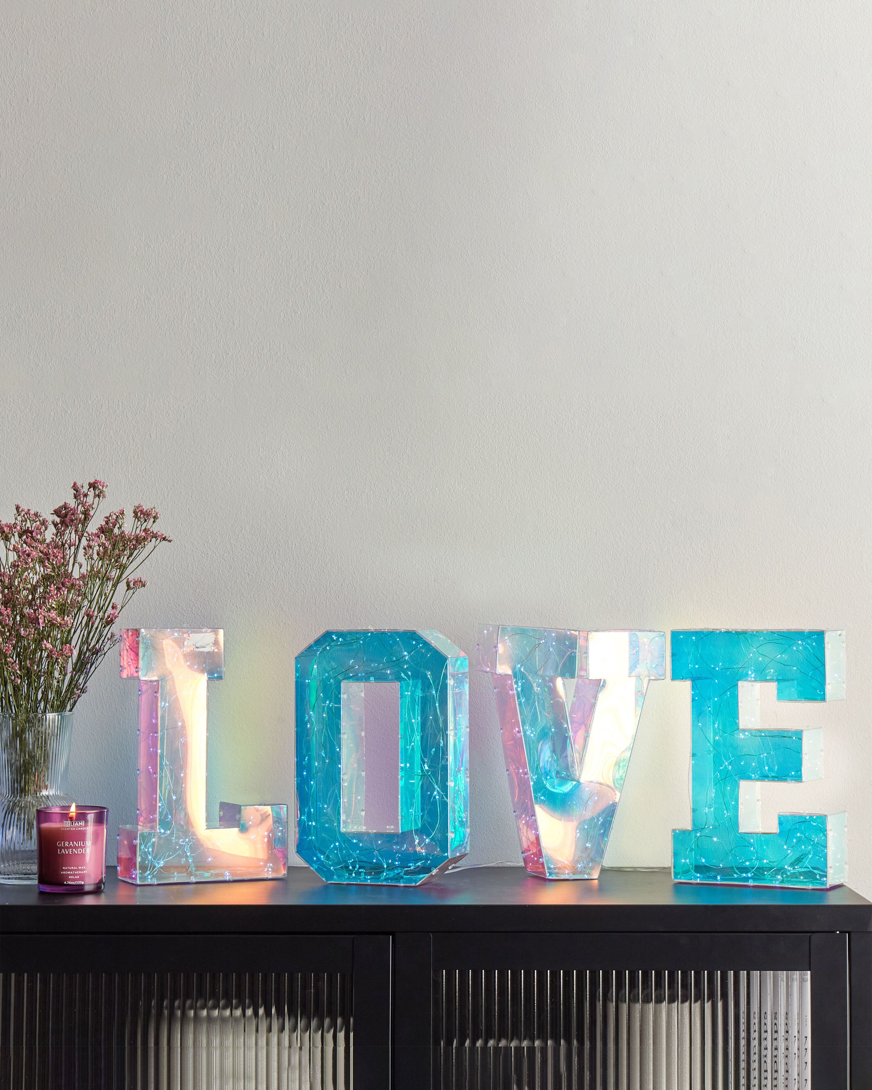 LED Decoration Text PROCYON Multicolour | Beliani.co.uk