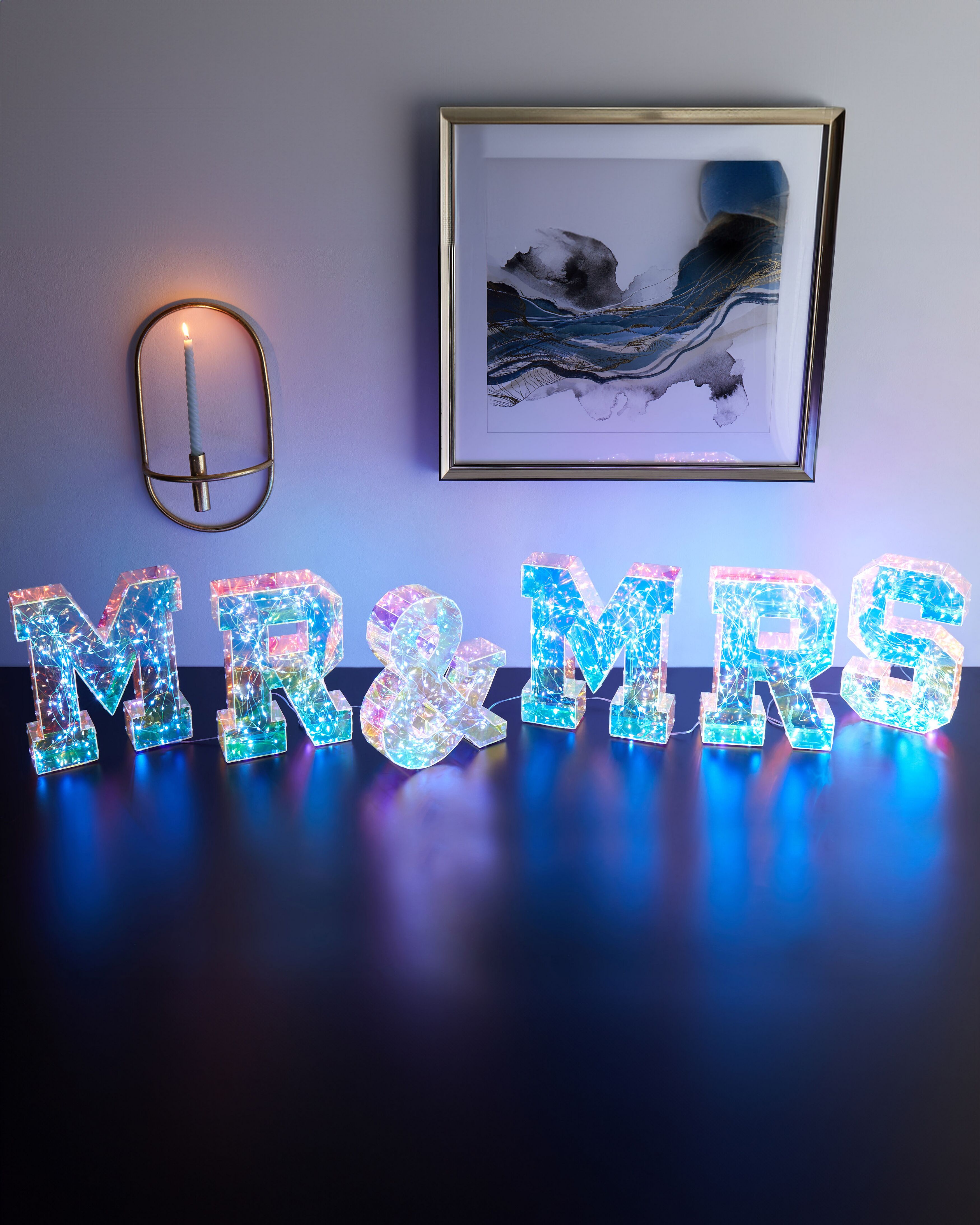 LED Decoration Text POLLUX Multicolour | Beliani.co.uk