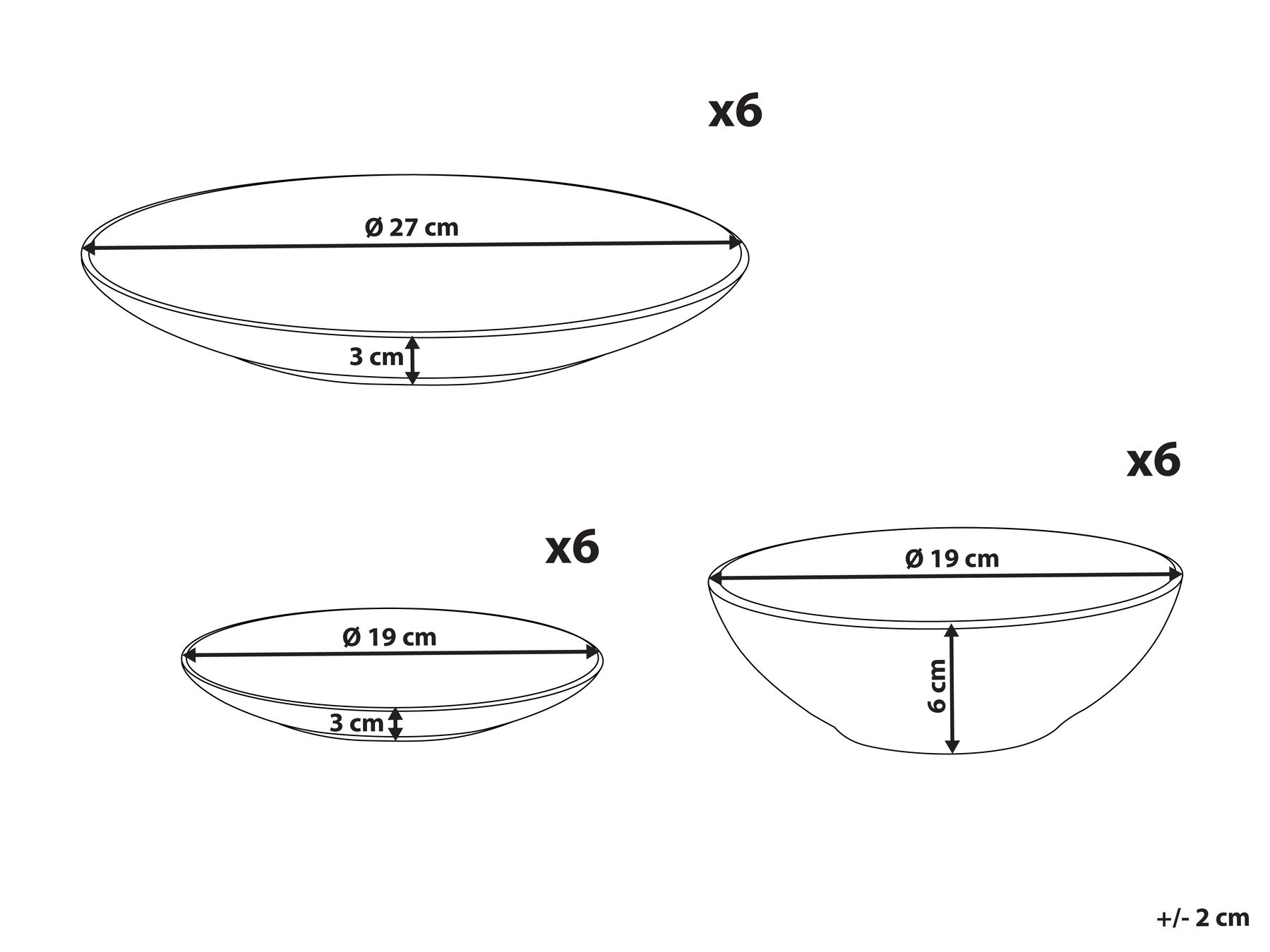 Set de 18 couverts de table VIVANI Grès Rose | Beliani.ch