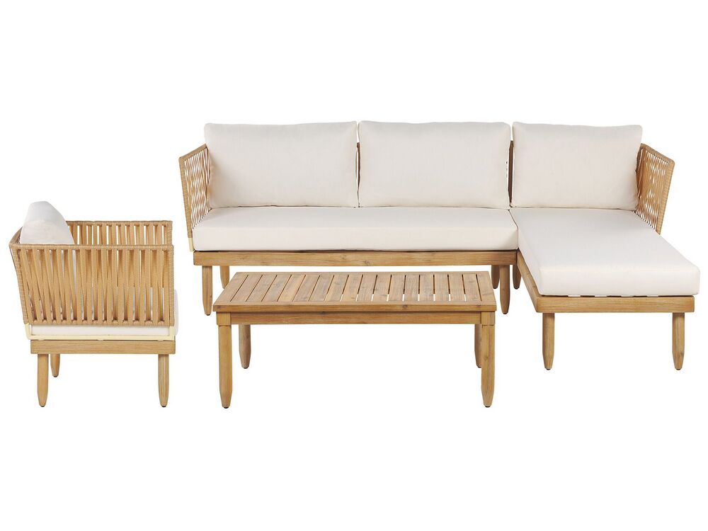 Acacia garden sofa set store