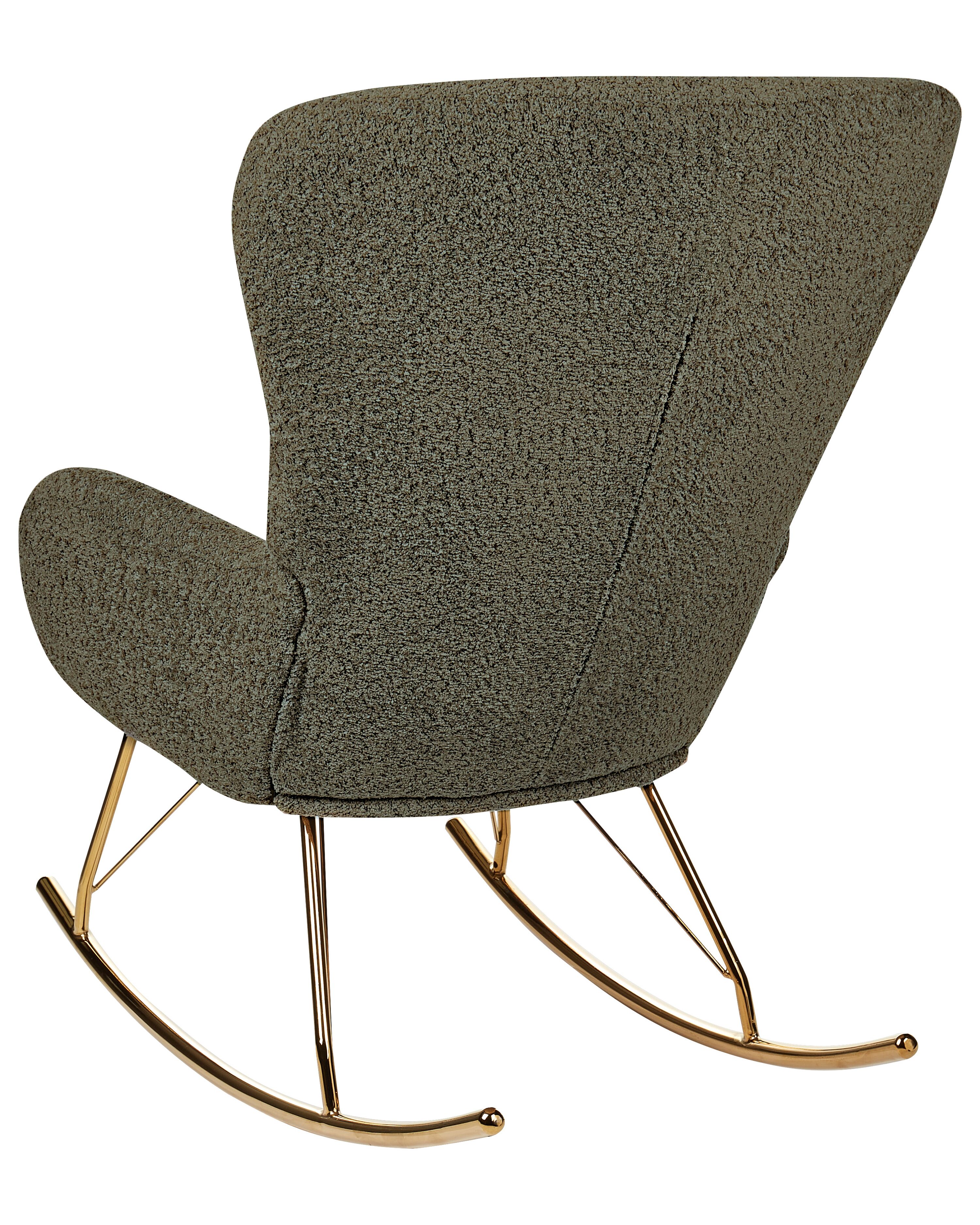 Rocking Chair ANASET Boucle Dark Green | Beliani.co.uk