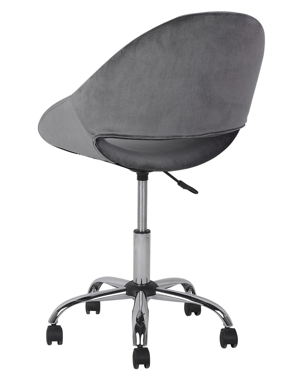 Grey armless desk chair store