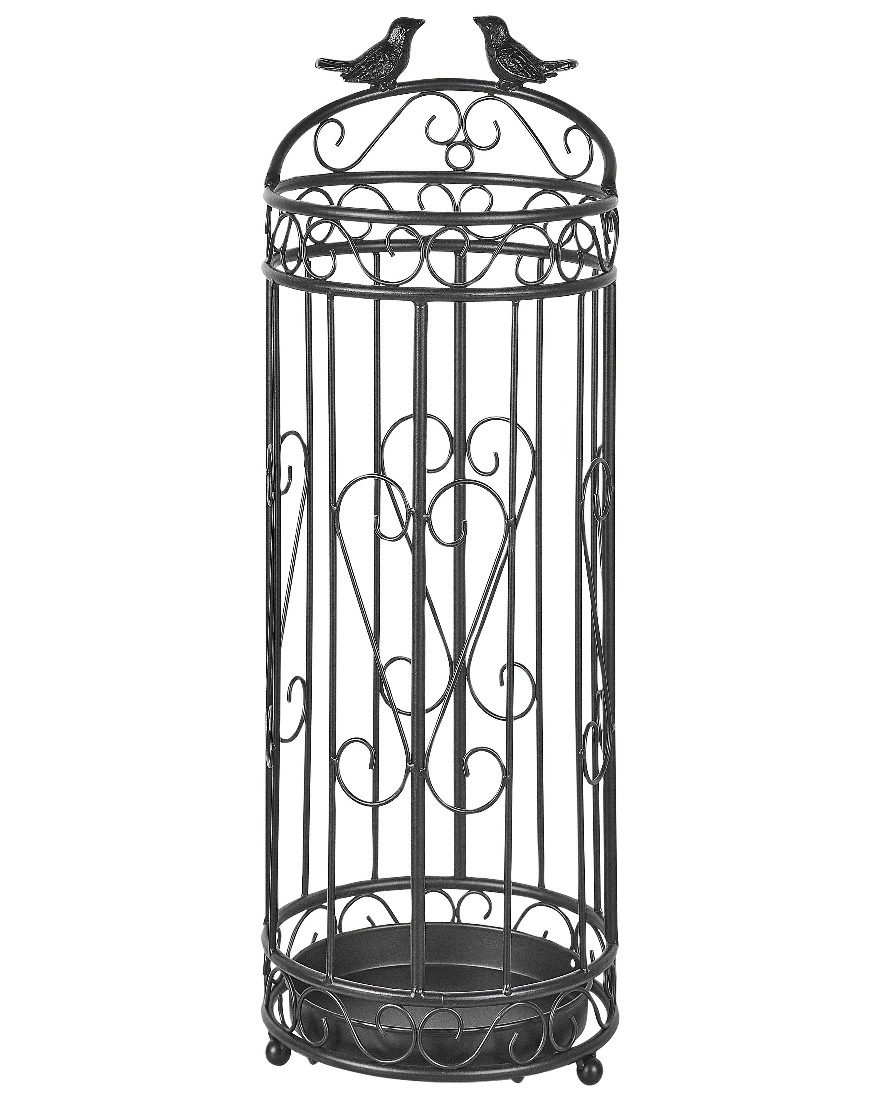 Paraplystativ AMBOISE Metal Sort | Beliani.dk