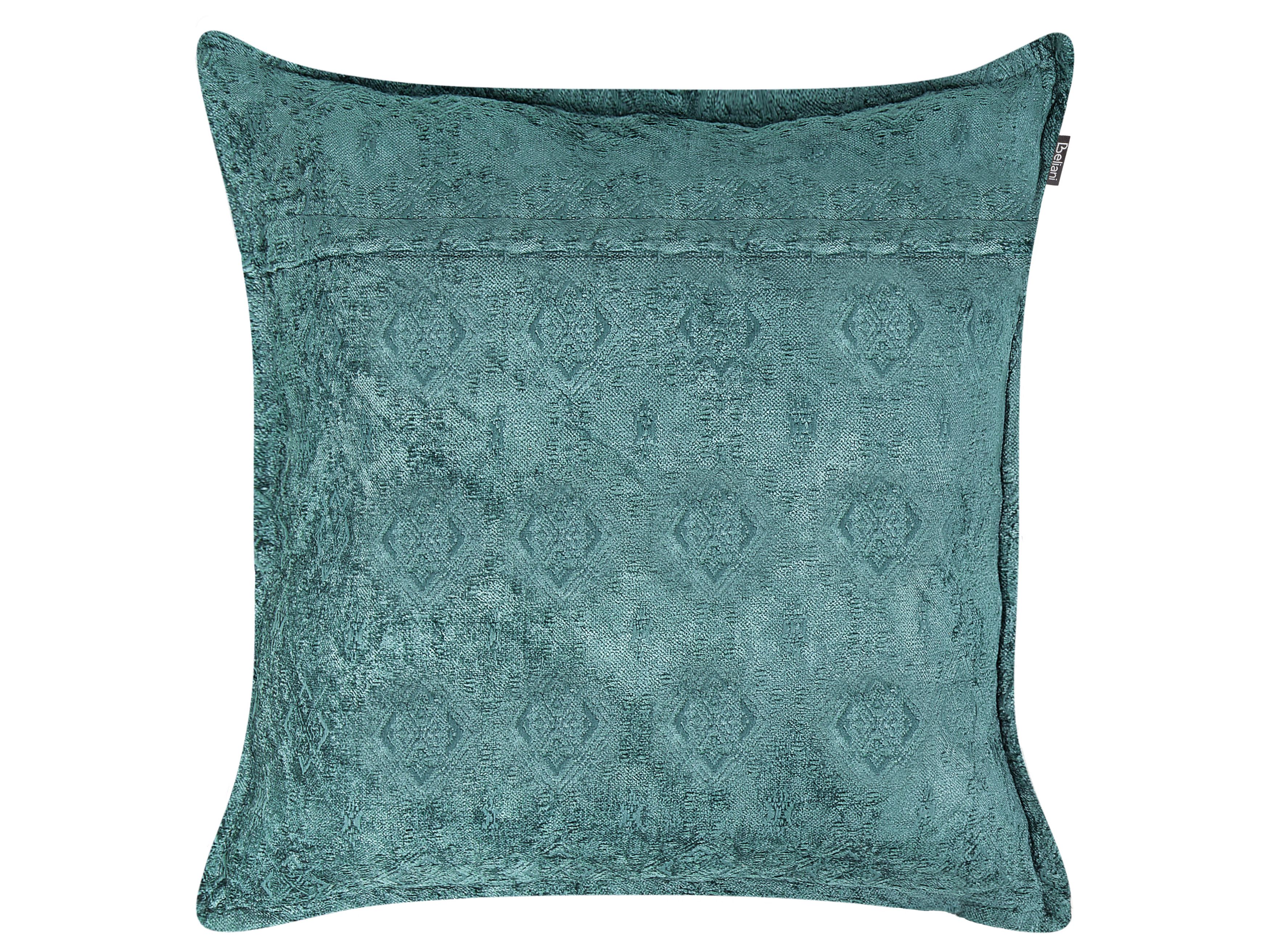 Sæt af 2 pyntepuder VERPIS Bomuld 50 x 50 cm Blå Ensfarvet | Beliani.dk