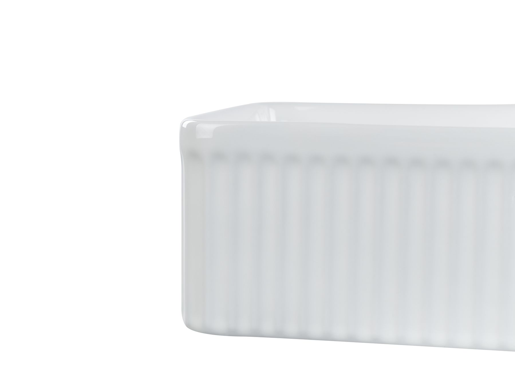 Lavabo en céramique 50 x 34 cm blanc GELDO | Beliani.fr