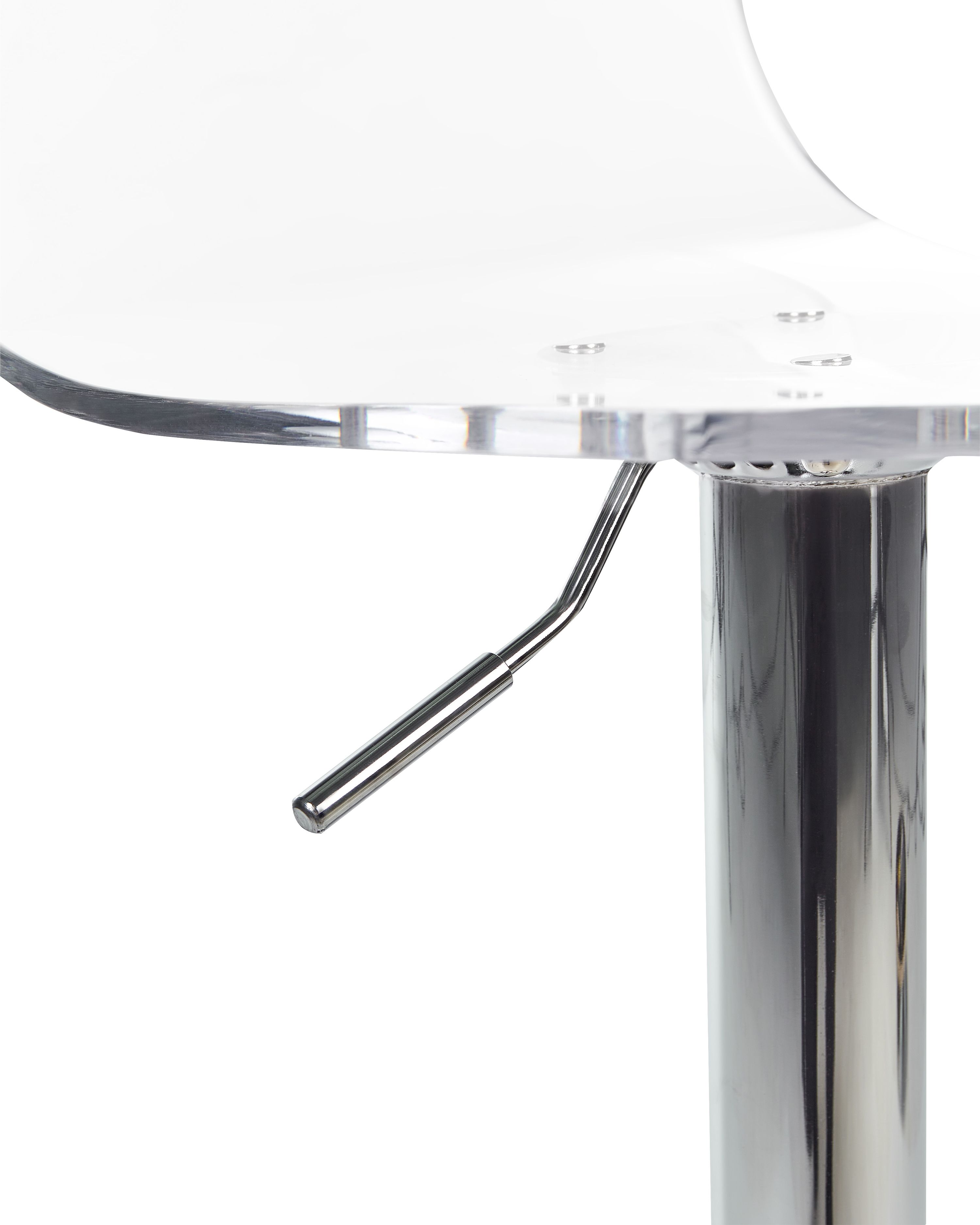 Set of 2 Swivel Bar Stools Transparent IMOLA | Beliani.co.uk