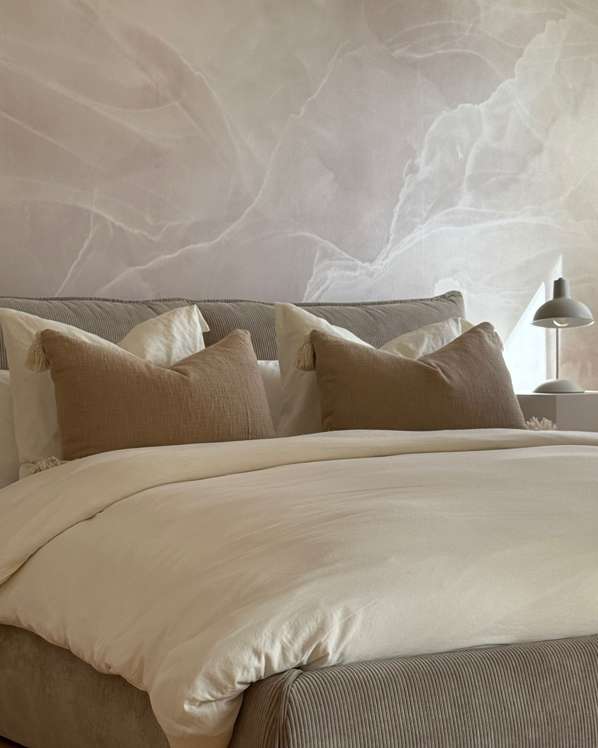 Set of 2 Pillows TRIGLAV Low Polyester 40 x 80 cm White | Beliani.co.uk