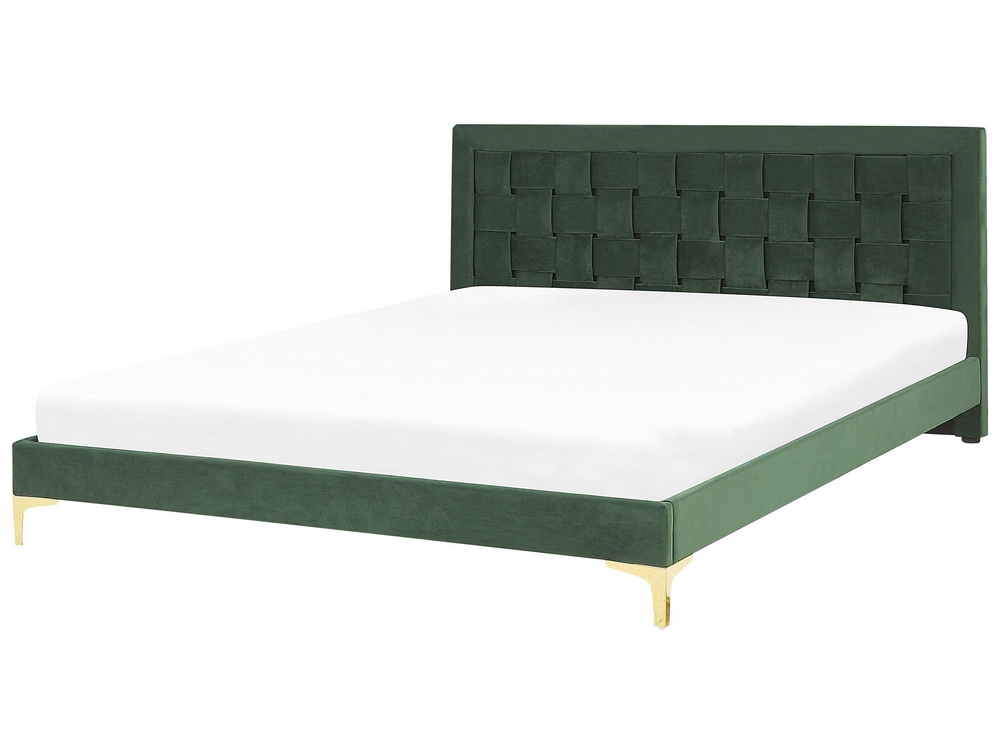 Super king size velvet bed frame store