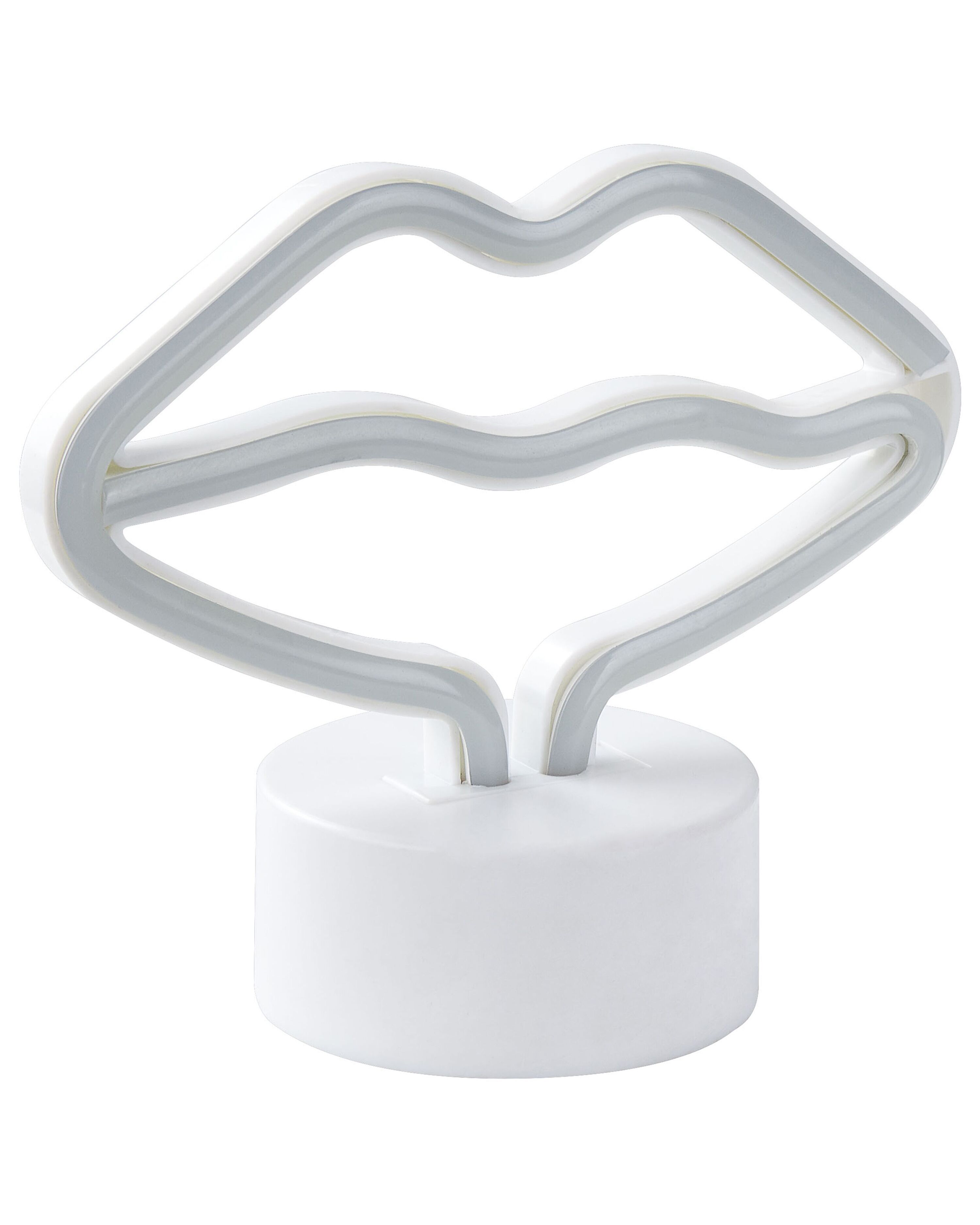 LED Neon Sign Lips FLORA Pink | Beliani.co.uk