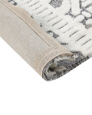 Area Rug 300 x 400 cm White and Grey SIBI | Beliani.co.uk