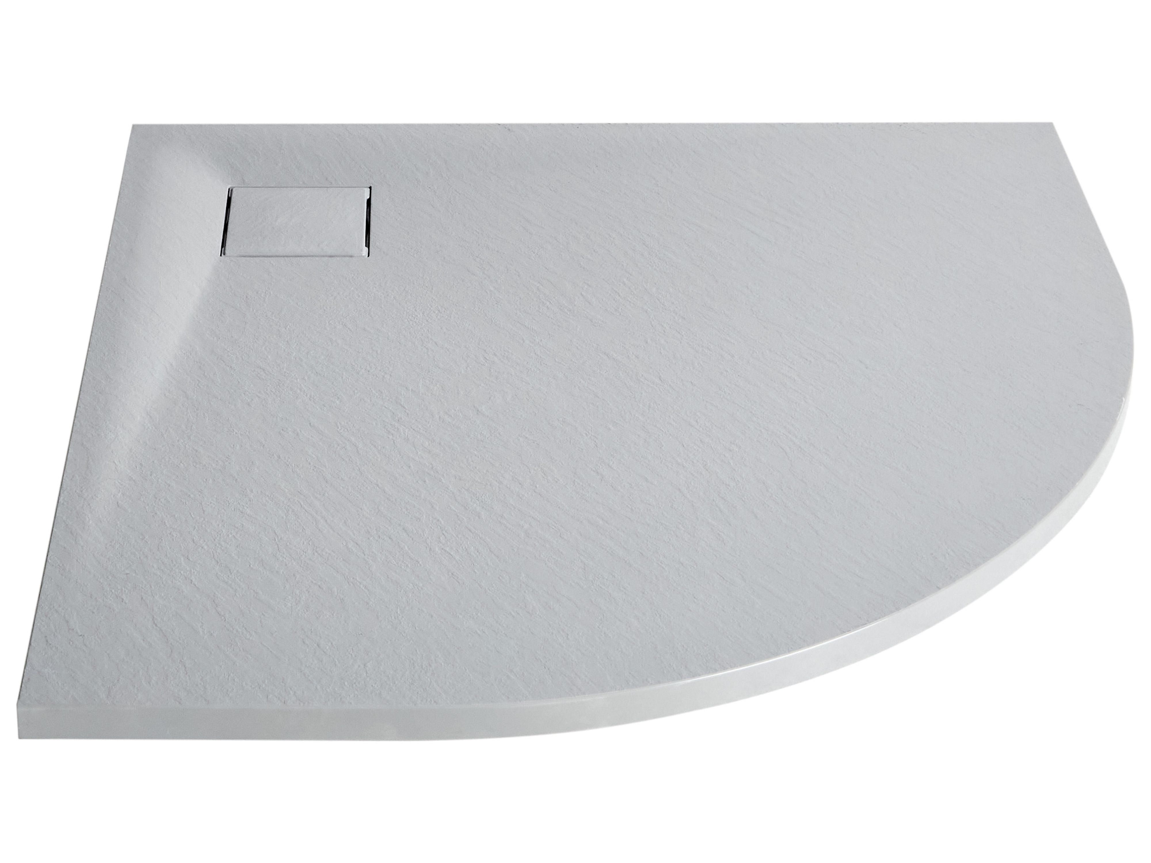 Zuhany tálca PARON 80 x 80 x 3 cm Szürke | Beliani.hu