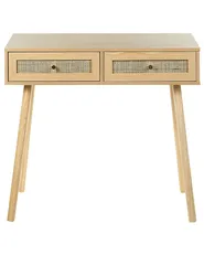 Console Table ODELL Light Brown | Beliani.co.uk