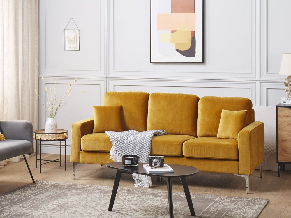 Yellow color sofa store