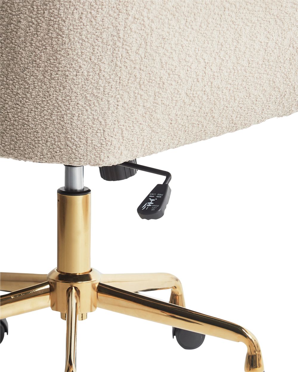 Office Chair Beige PALMDALE Beliani
