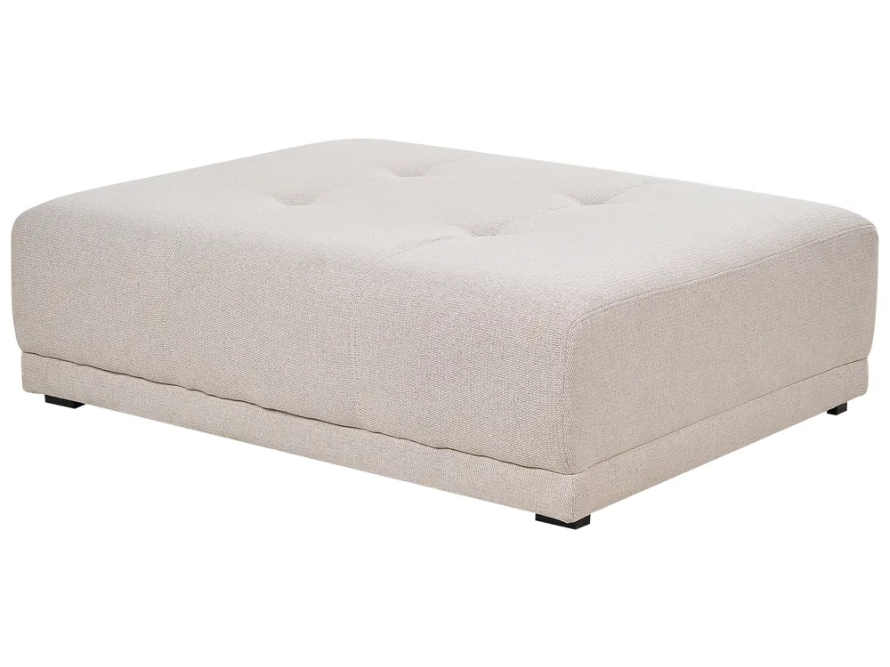 Ottoman TORPO Tissu Gris | Beliani.fr