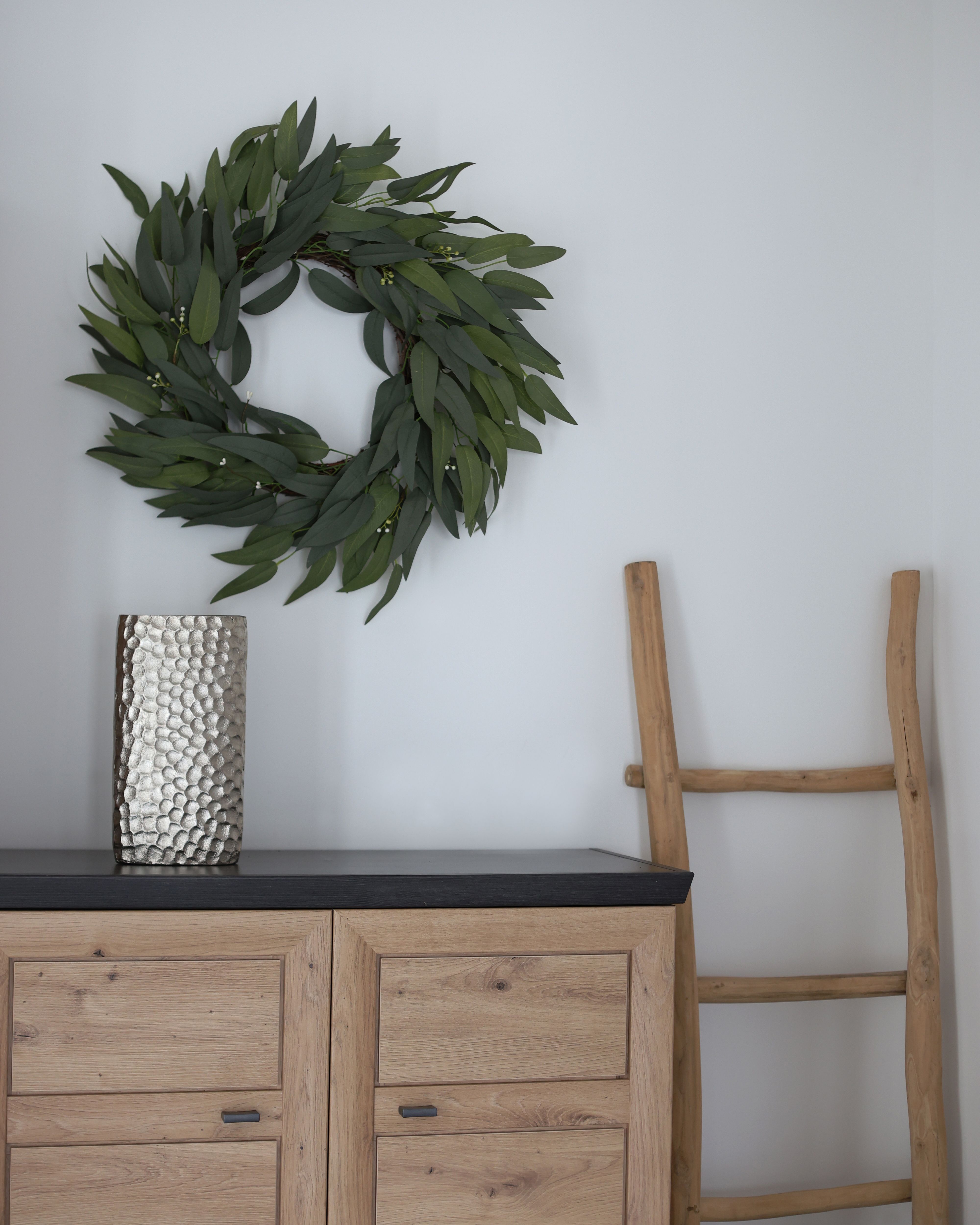 Dekorativ krans GAMRUN 70 cm Grøn | Beliani.dk