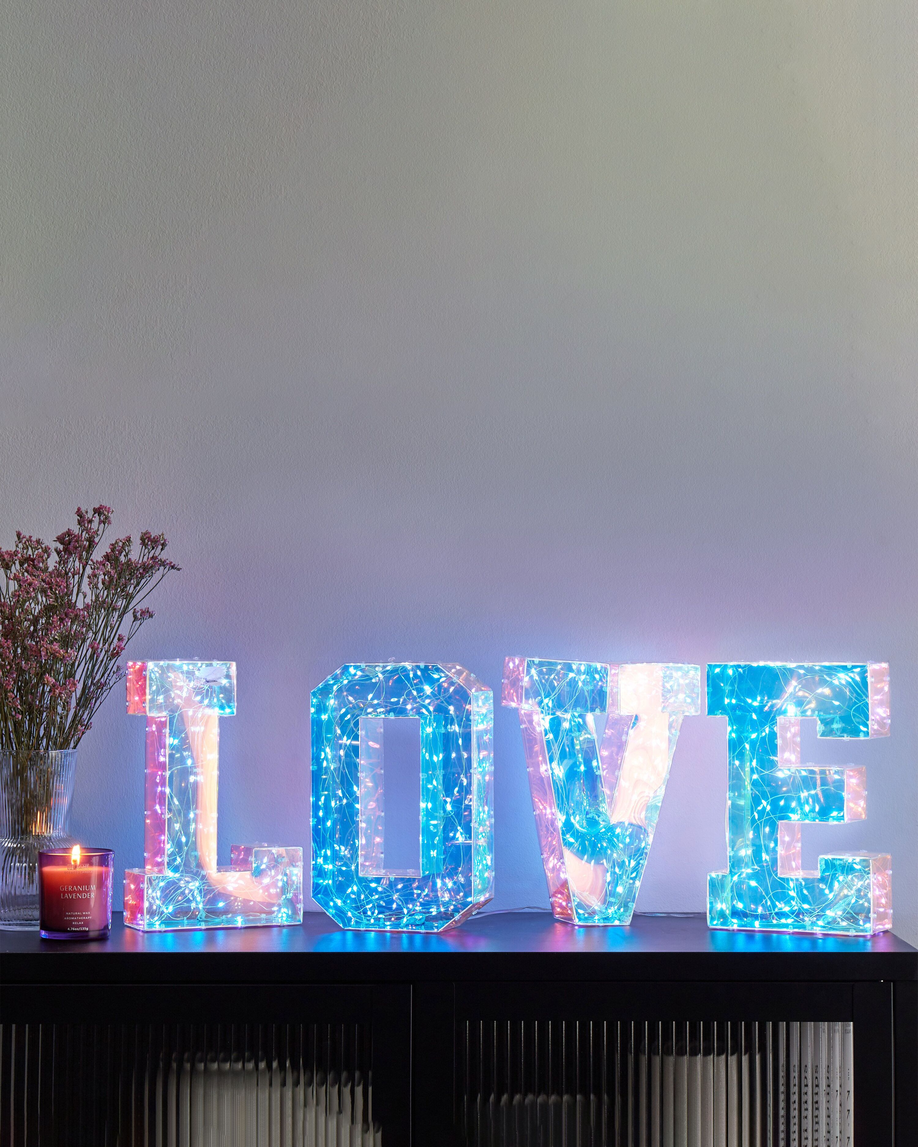 LED Decoration Text PROCYON Multicolour | Beliani.co.uk
