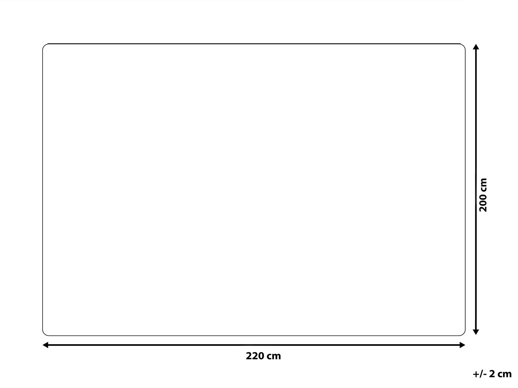 Pledd TERKE 200 x 220 cm Mørkegrå | Beliani.no