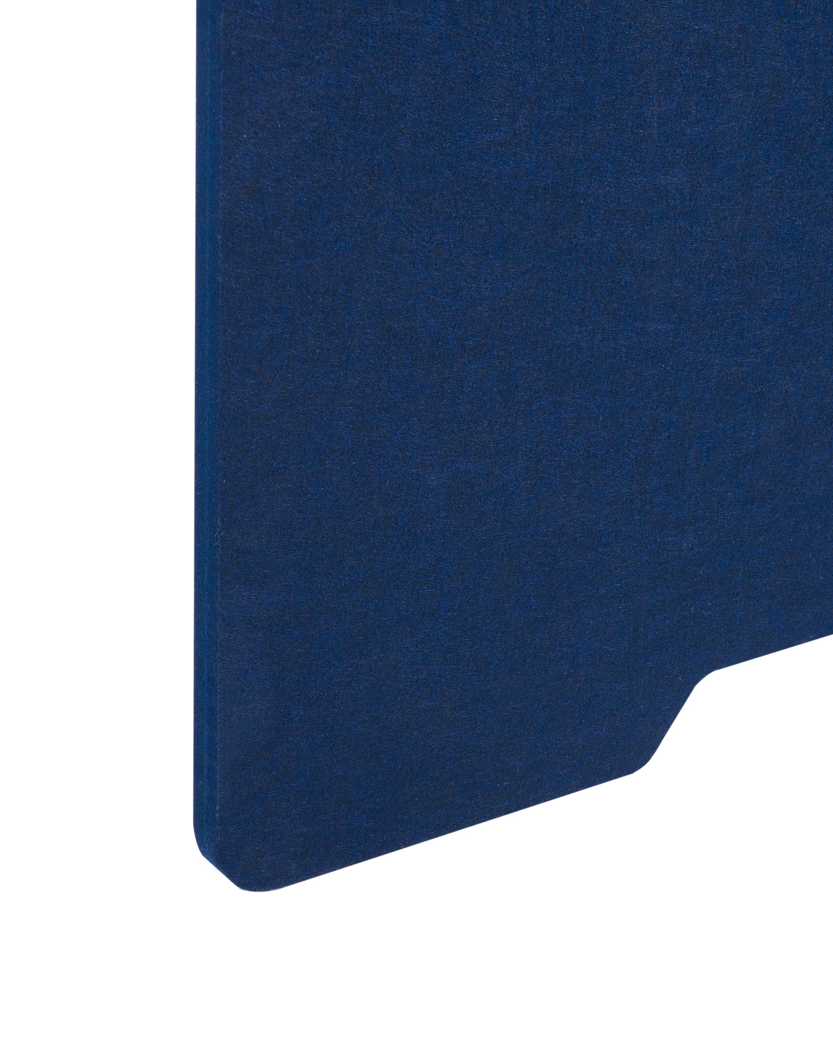 4 Panel Room Divider STARRY Navy Blue 240 cm 180 cm | Beliani.co.uk