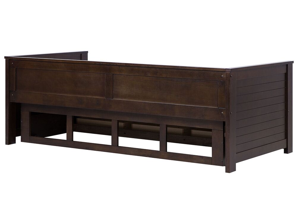 Brown daybed with storage store