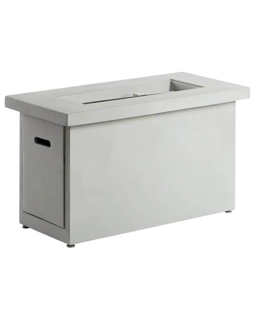 Gas Fire Pit AMBRIM Concrete Light Grey | Beliani.co.uk