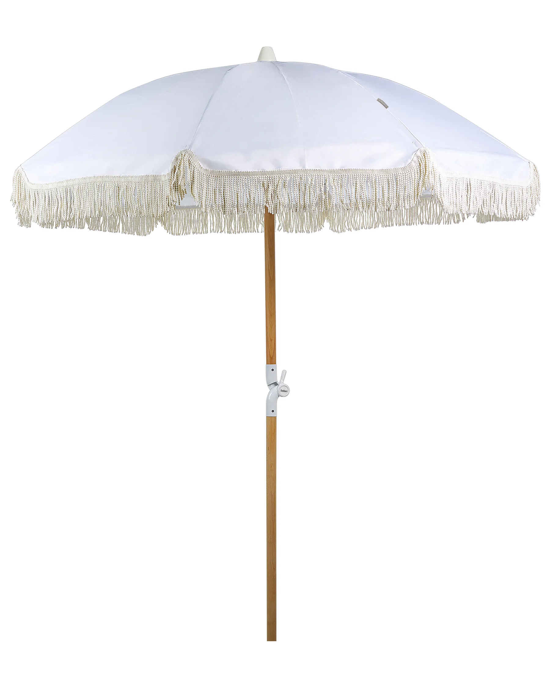 Patio Parasol 150 cm MONDELLO White | Beliani.co.uk