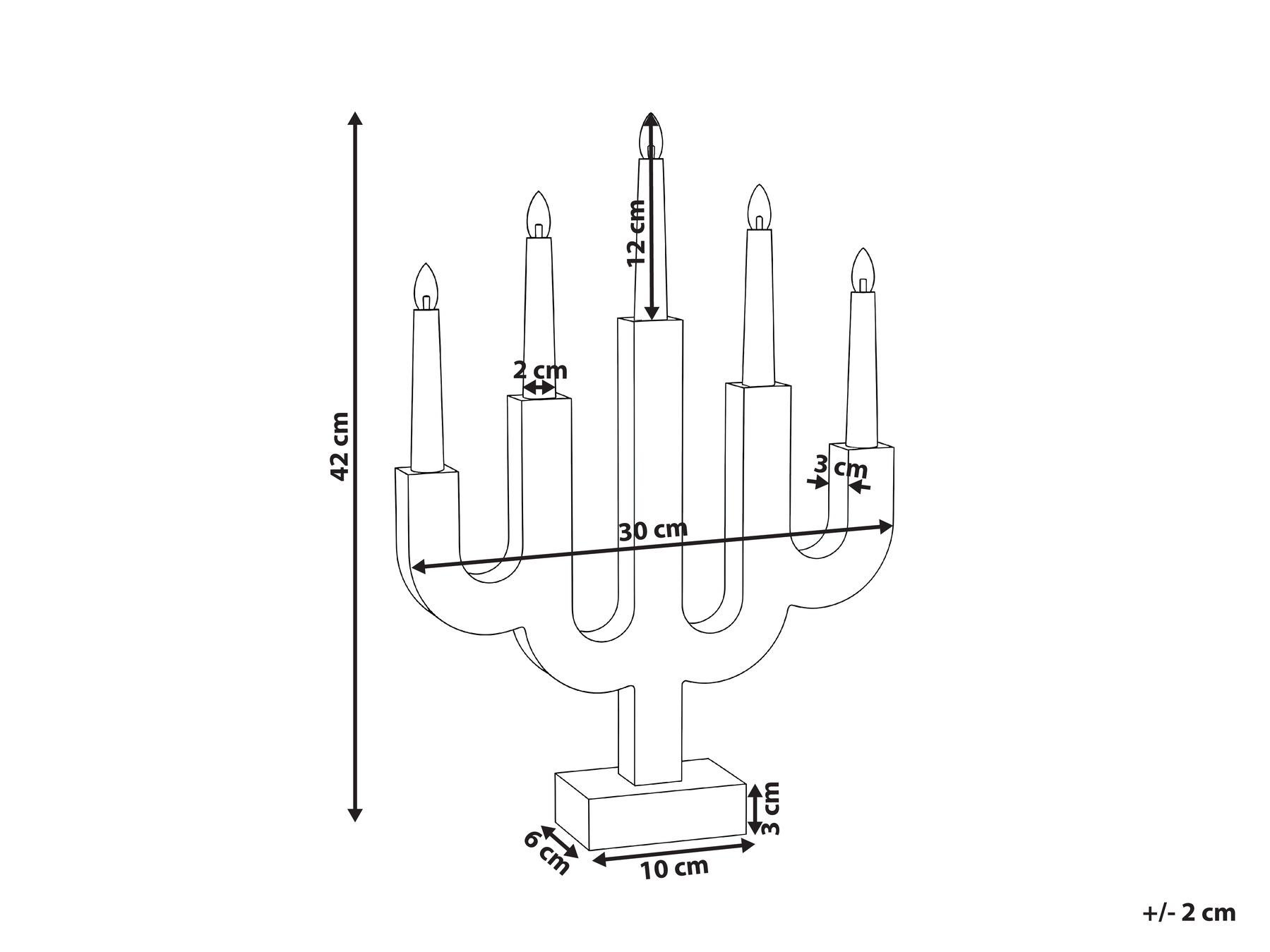 Christmas Decoration BJORKAN LED White | Beliani.co.uk