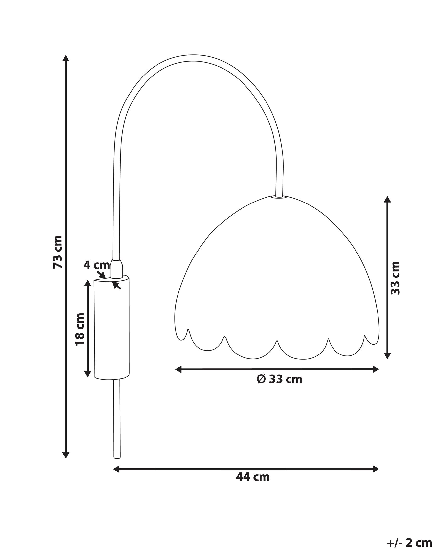 Wall Lamp VALUKKAI Rattan Natural | Beliani.dk