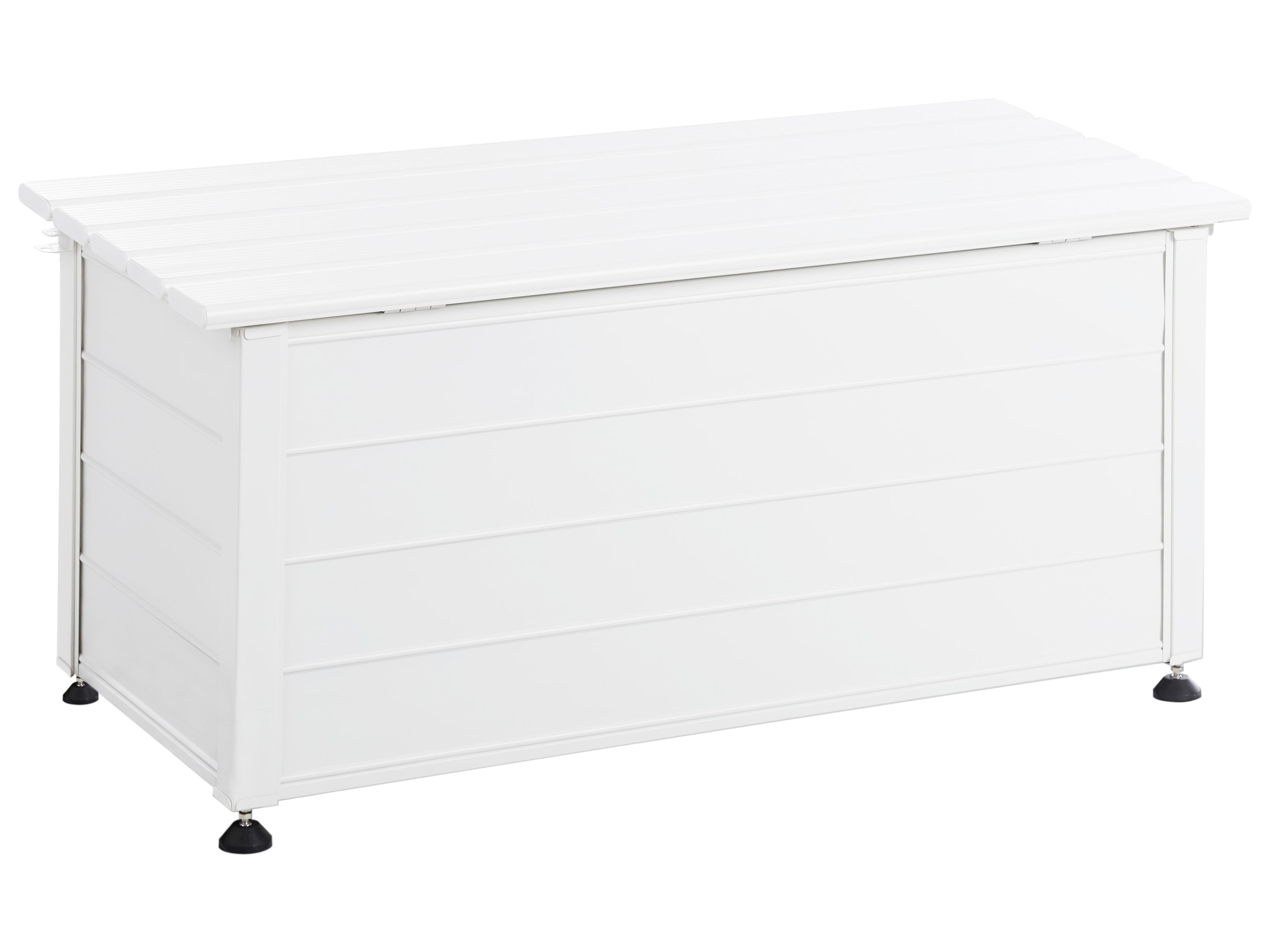 Storage Box CAMPALTO Metal 113 cm 50 cm White | Beliani.co.uk