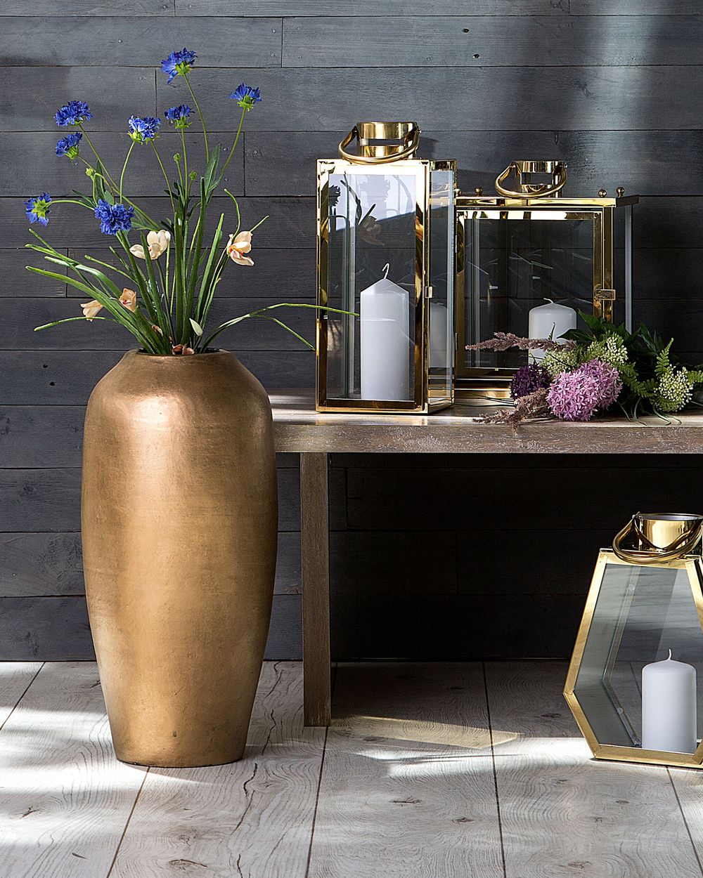Dekorationsbricka VATAN Glas Guld | Beliani.se
