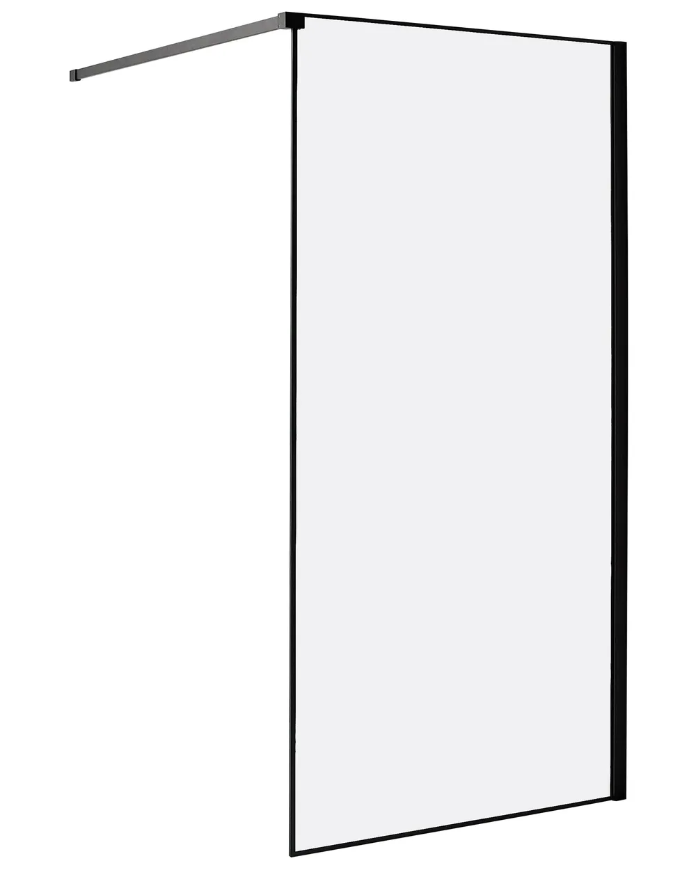 Suihkuseinä WASPAM 90 x 190 cm Musta | Beliani.fi