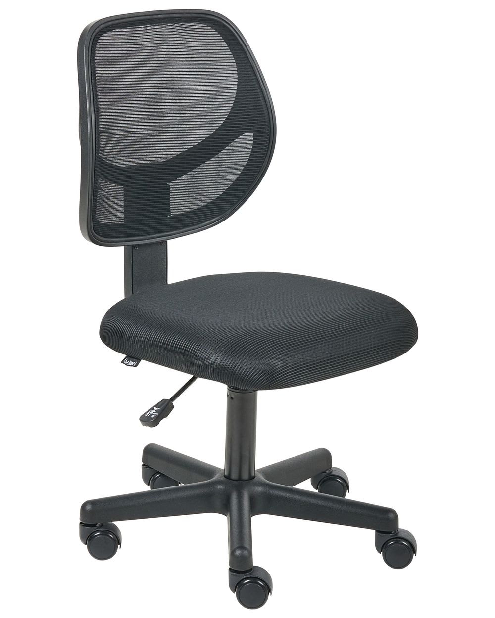 Skrivebordsstol SANILAC Velour Blå | Beliani.dk