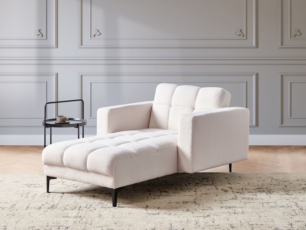 Canapé modulable en forme de U 5 places UNSTAD Tissu Marron | Beliani.fr