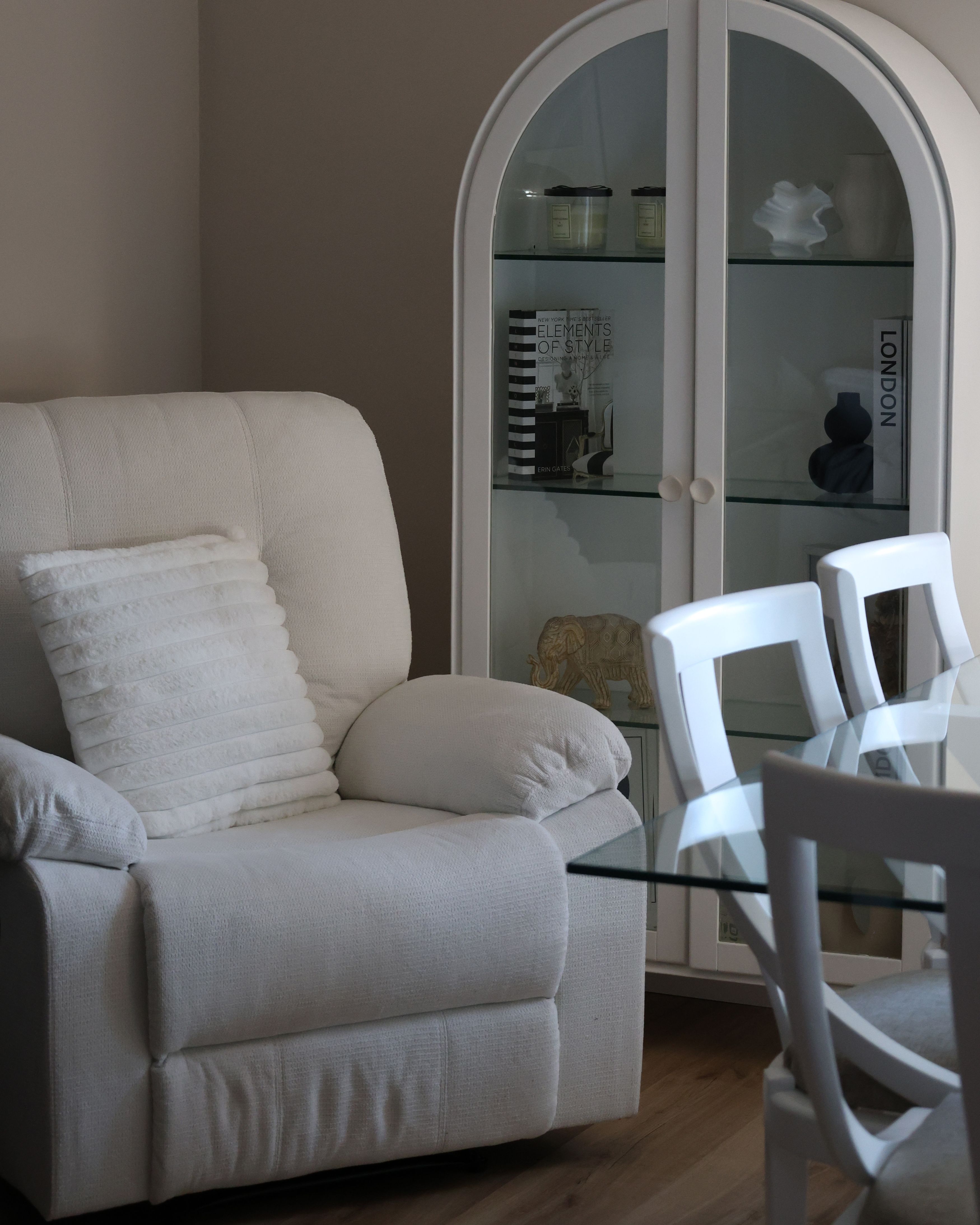 Recliner stol BERGEN Hvid | Beliani.dk