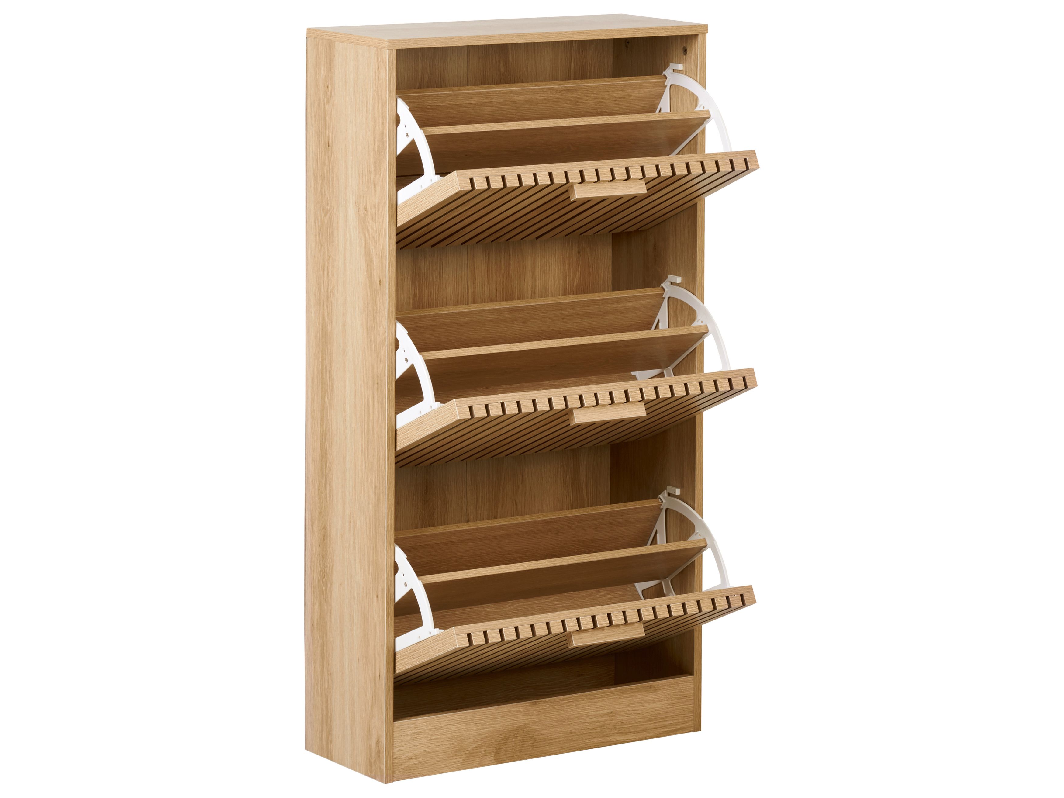Schoenenkast LYNWOOD Lichtbruin | Beliani.nl