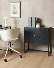 Storage Unit RAKAIA Metal Black | Beliani.pt