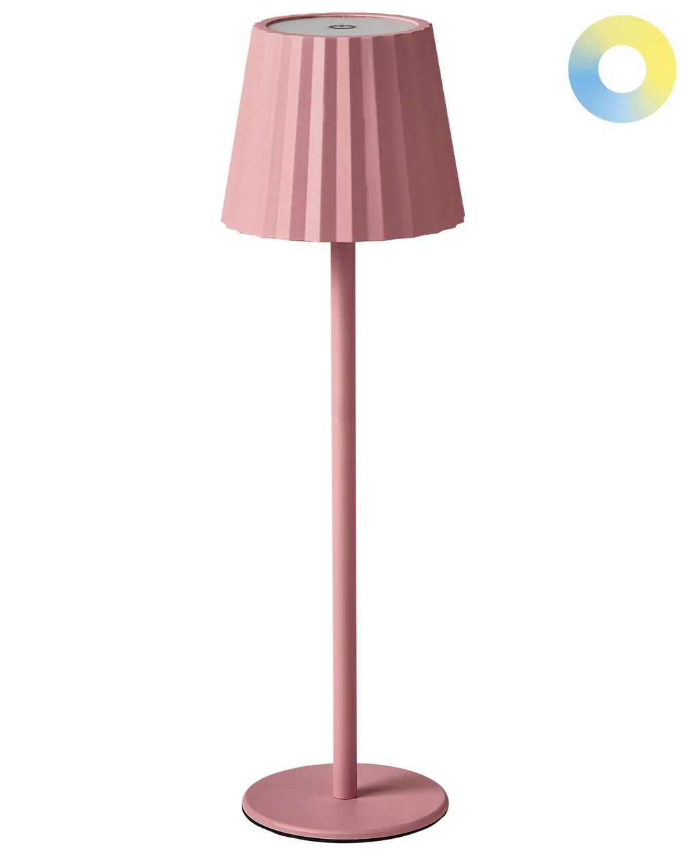 Lampe à poser MORUGA Métal Rose | Beliani.fr