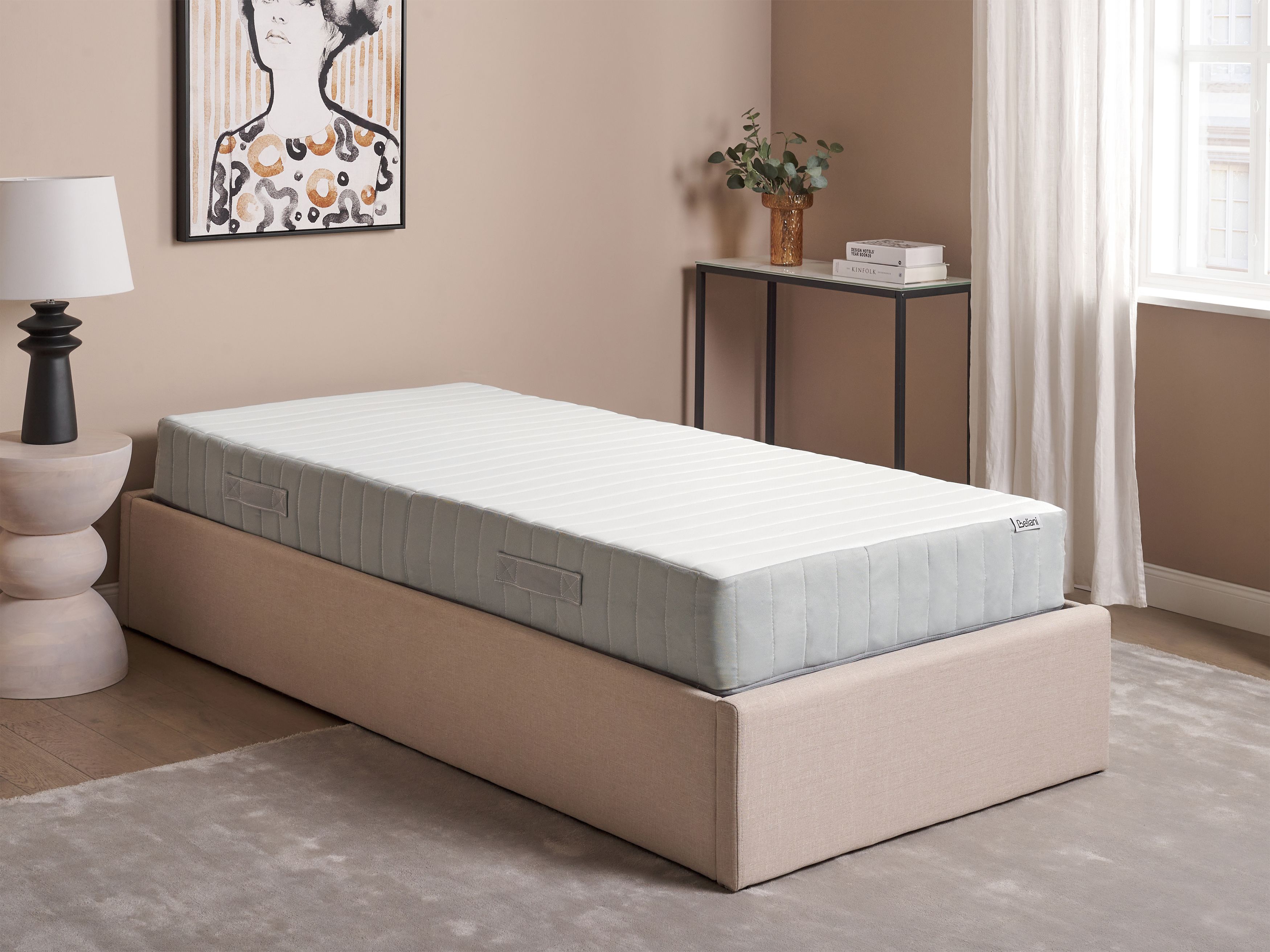 Pocket Spring Mattress ROOMY Medium 90 x 200 cm (EU Single) | Beliani.co.uk