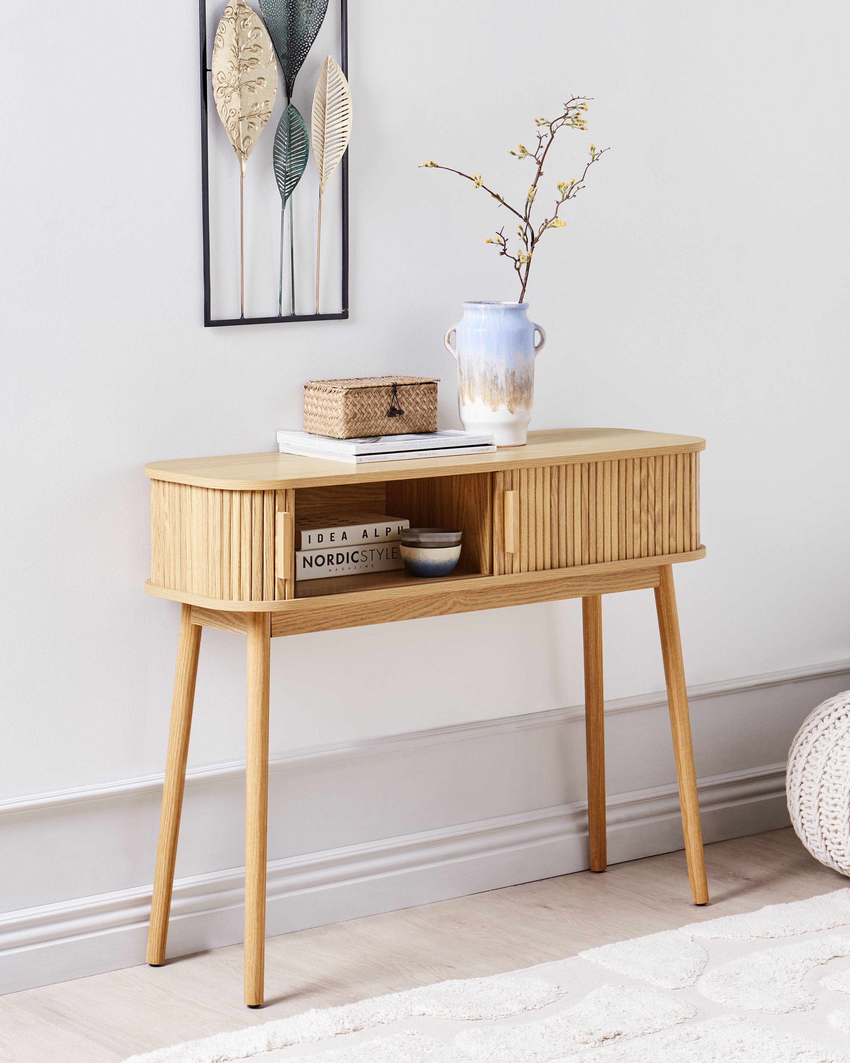 Console Table SELAH Brown | Beliani.co.uk