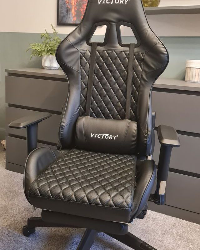 Gaming Chair VICTORY Faux Leather Black | Beliani.co.uk
