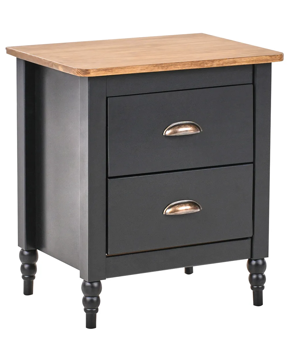 dark pine bedside cabinets